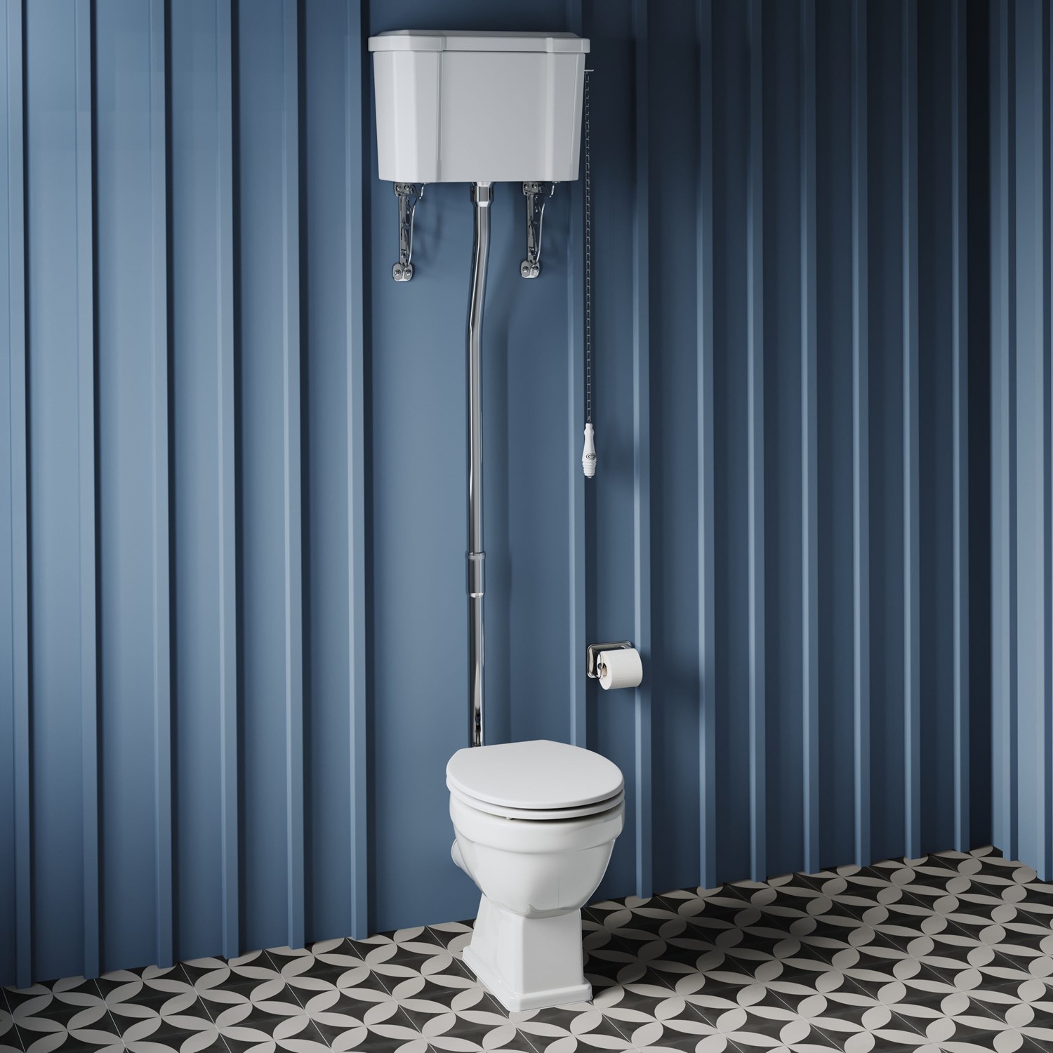 Butler & Rose Catherine Comfort Height High Level Toilet with Pan ...