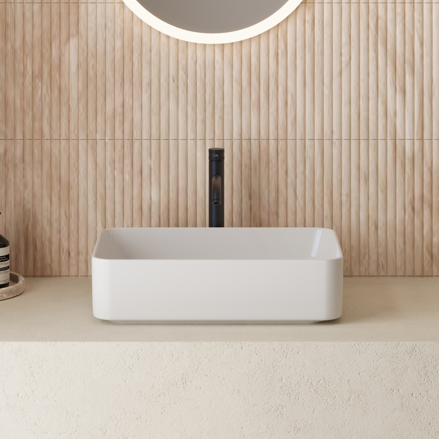 Poppy Rectangular Countertop Basin - 510 x 384mm | Tap Warehouse