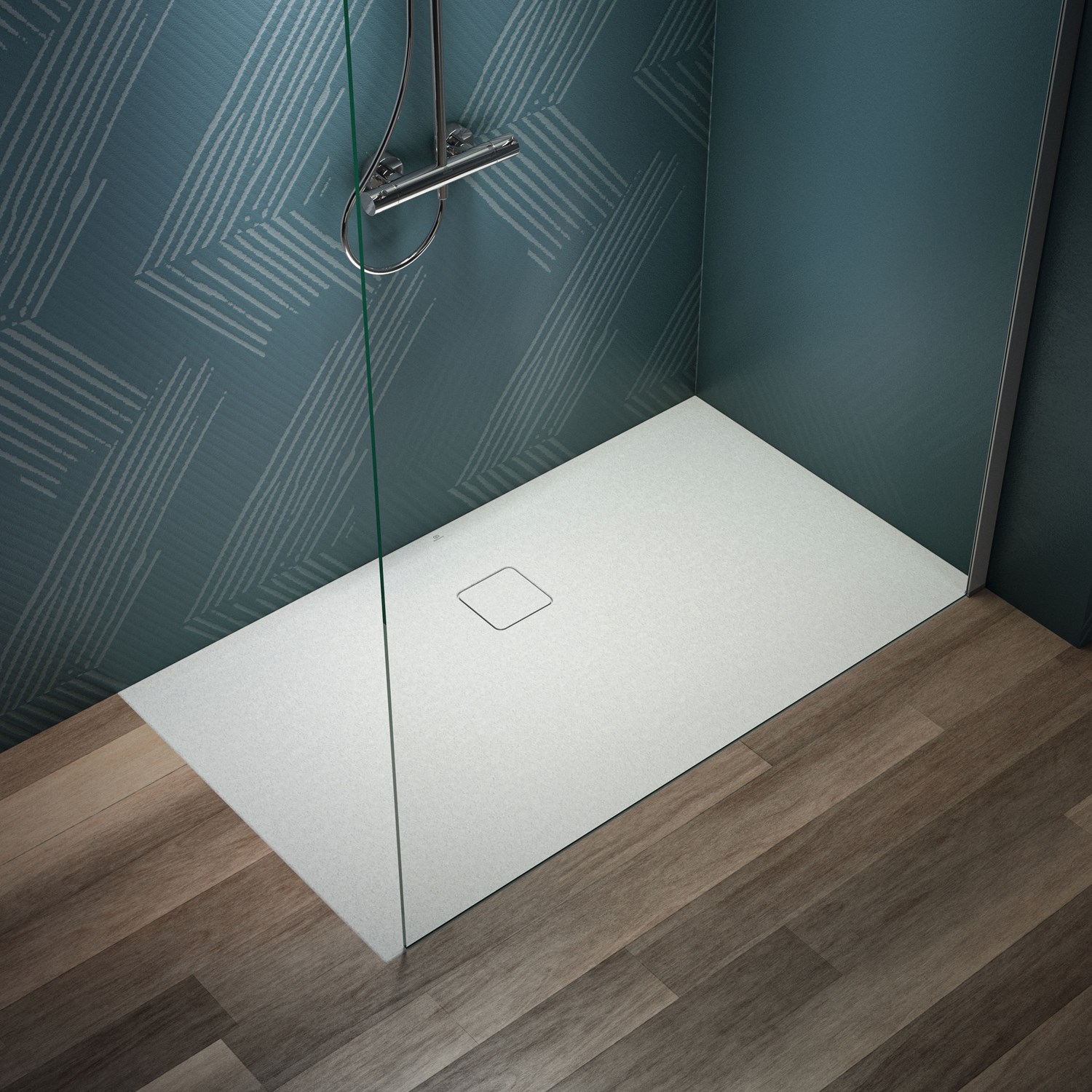 Ideal Standard Ultra Flat Evo Rectangular Anti-Slip Acrylic Shower Tray ...