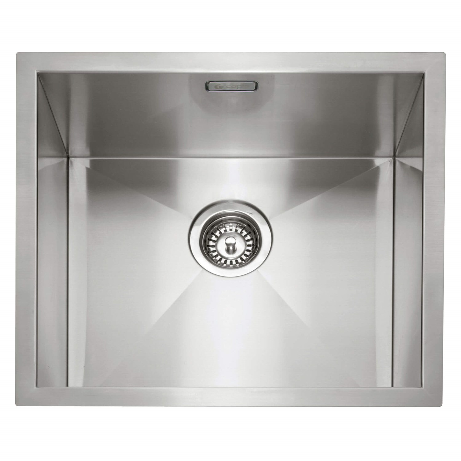 Caple Zero 1 Bowl Inset or Undermount Brushed Stainless Steel Sink ...