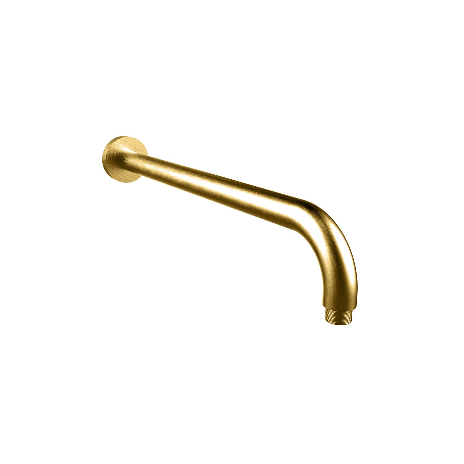 Crosswater Union 400mm Wall Mounted Shower Arm - Brushed Brass | Tap ...