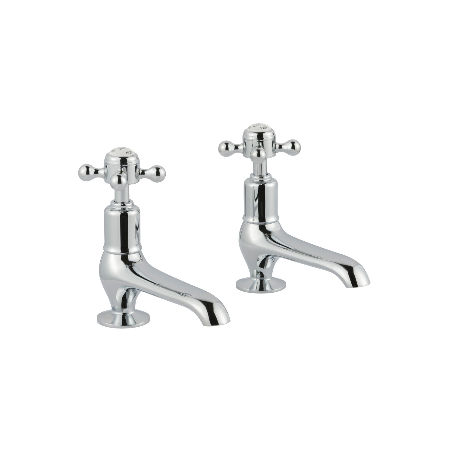 Butler & Rose Caledonia Crosshead Long Nose Basin Pillar Taps | Tap ...