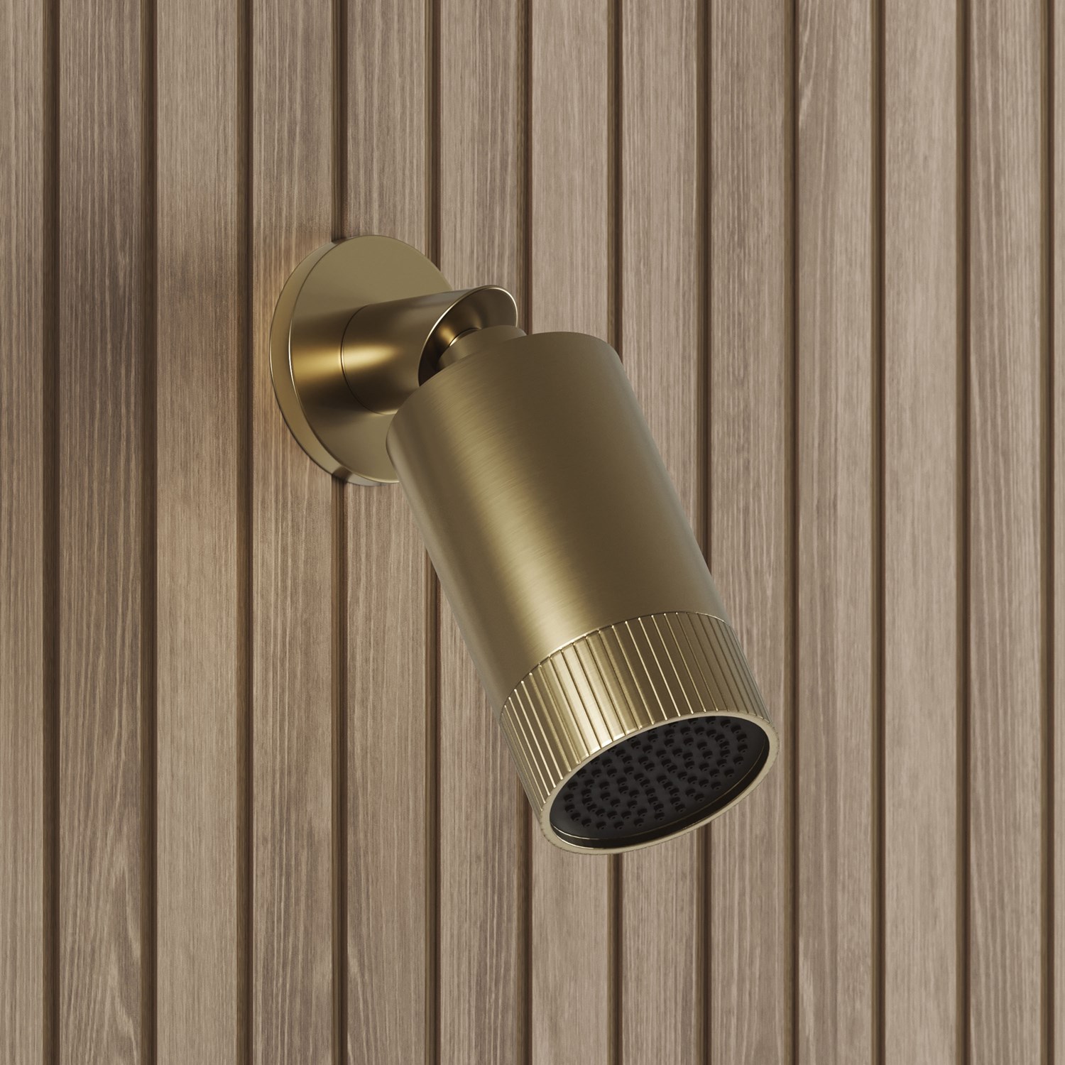 Core Fluted Spotlight Shower Head | Tap Warehouse