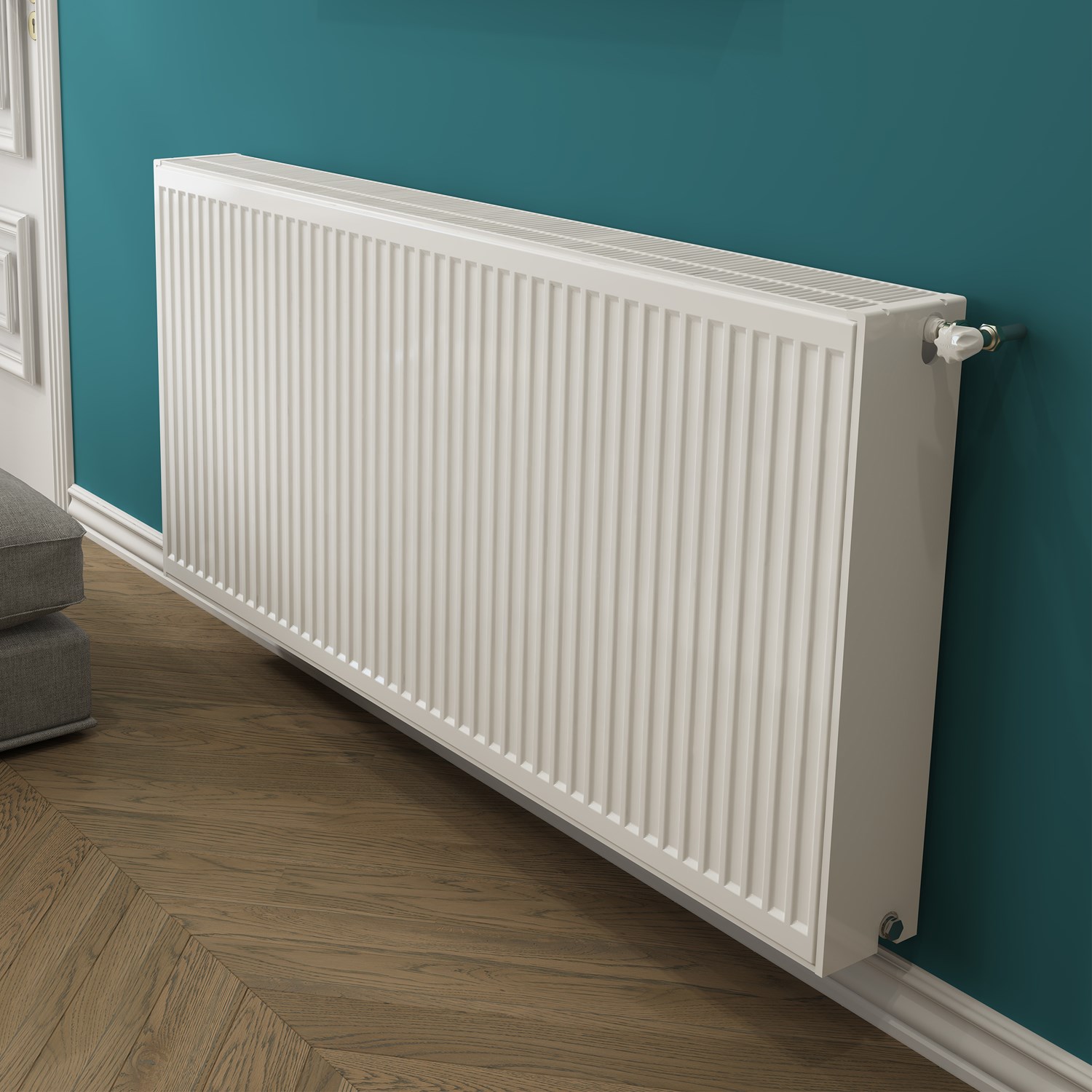 Brenton Type 33 Triple Panel Convector Radiator - White | Tap Warehouse