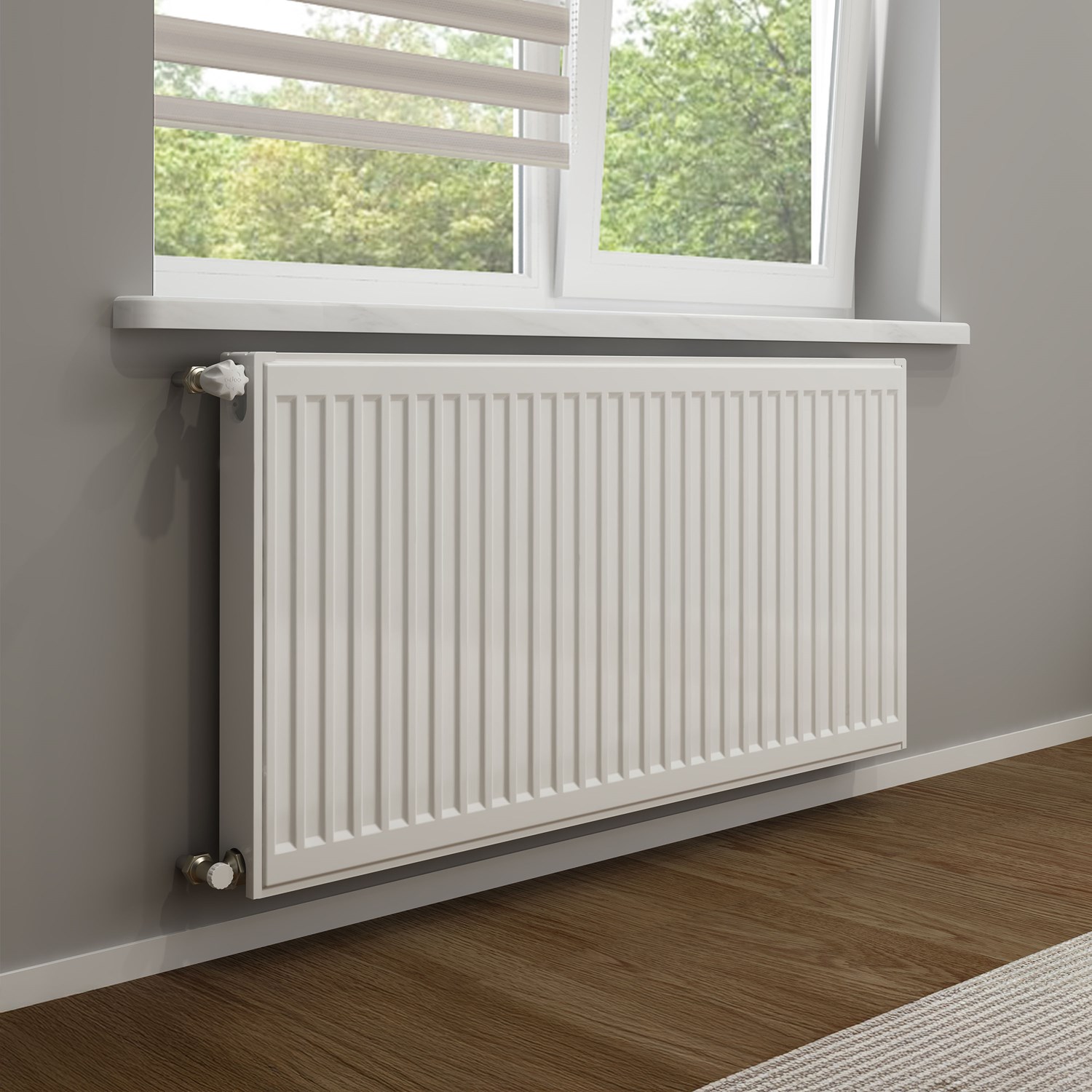 Brenton Type 21 Double Panel Single Convector Radiator - White | Tap ...