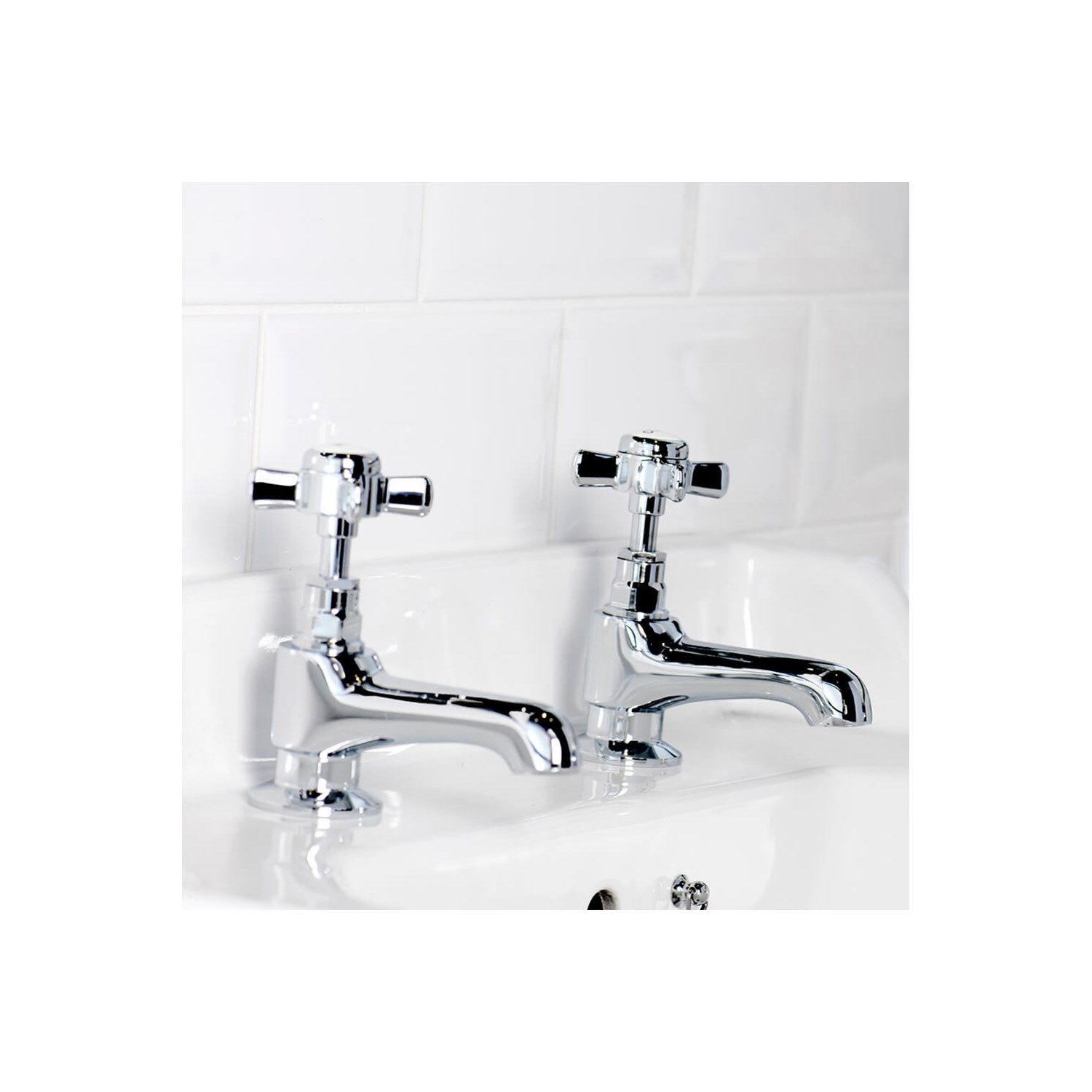 Butler & Rose Loretta Traditional Basin Pillar Taps | Tap Warehouse