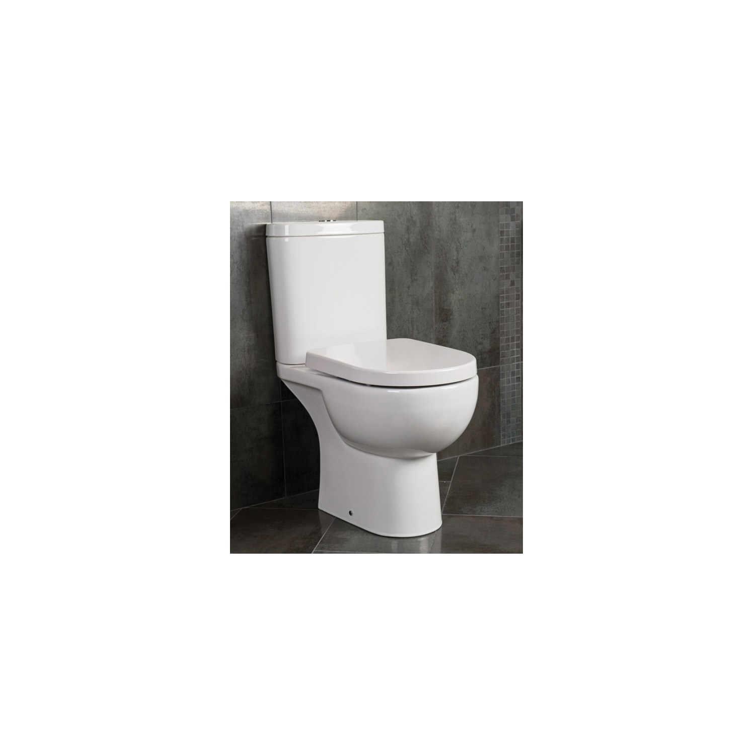 Rak Tonique Close Coupled Toilet & Soft Close Seat | Tap Warehouse